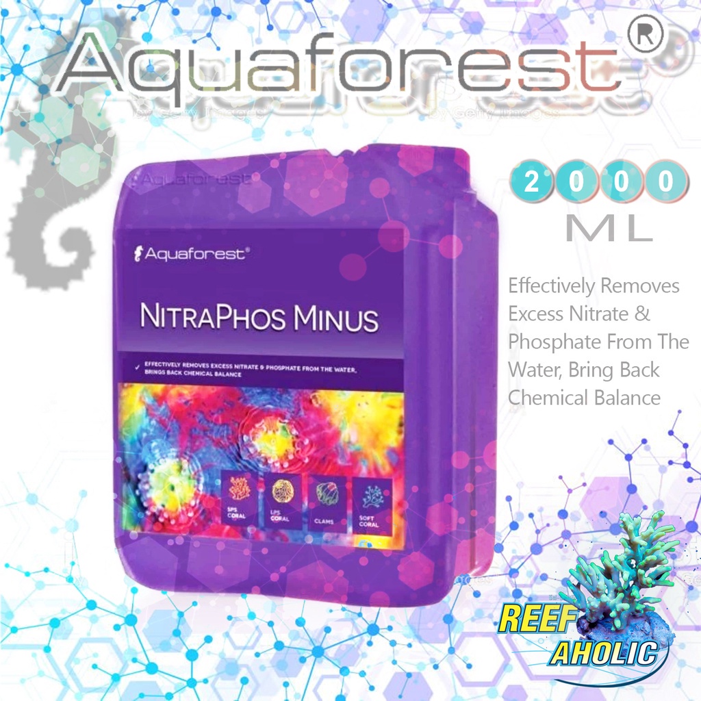 Aquaforest NitraPhos Minus 2000 ML อาหารเสริมอันทรงพลังต่อแบคทีเรีย | Shopee Thailand