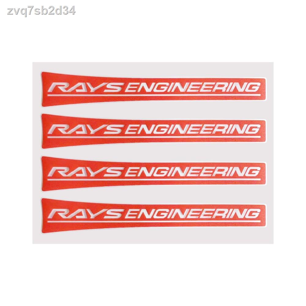 RAYS VOLK RACING RIM STICKER 130mm*20mm PVC High Quality | Shopee Thailand