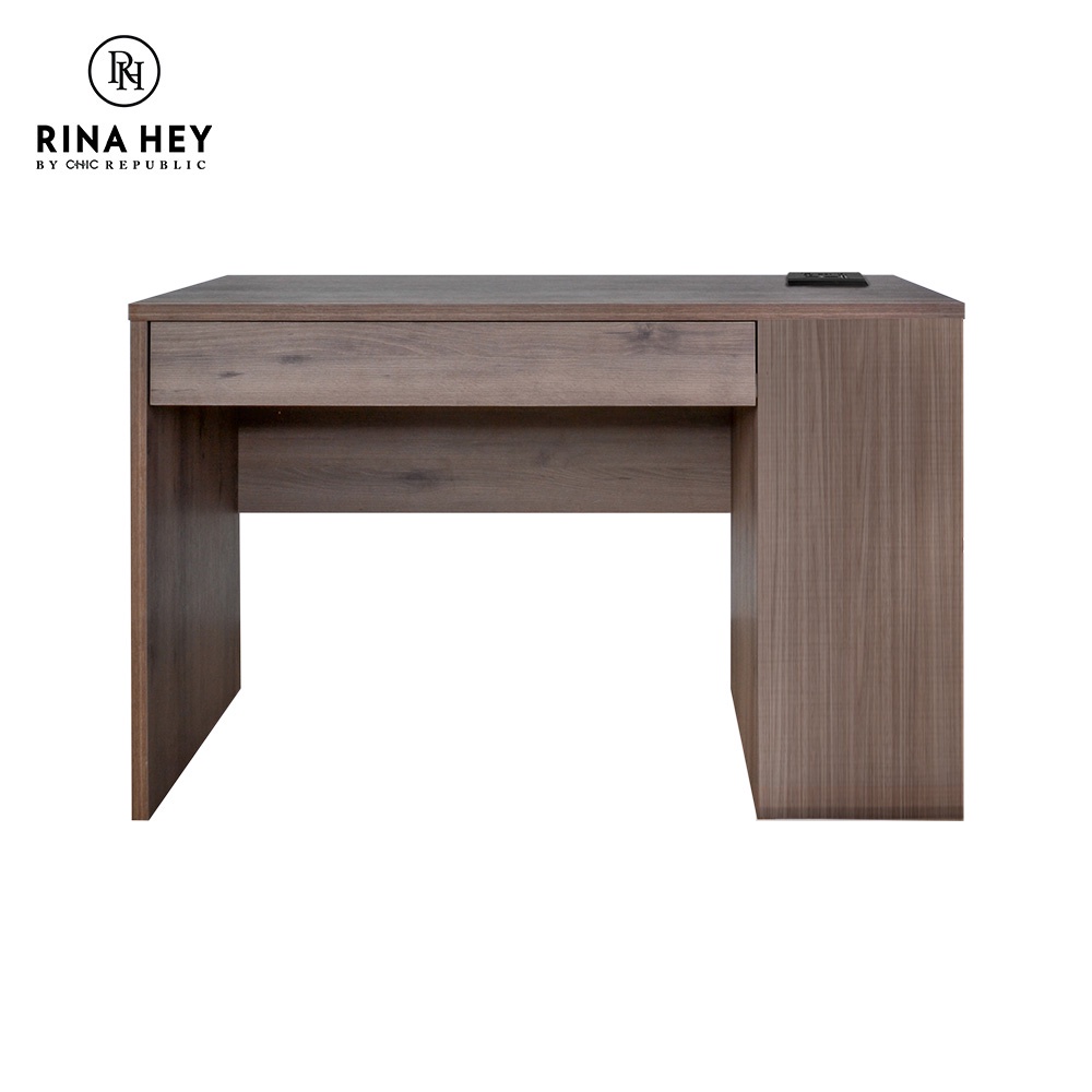 Rina Hey โต๊ะทำงานพร้อมที่ชาร์จUSB+ปลั๊กไฟ รุ่น VOX-PLUS/100 | Shopee Thailand