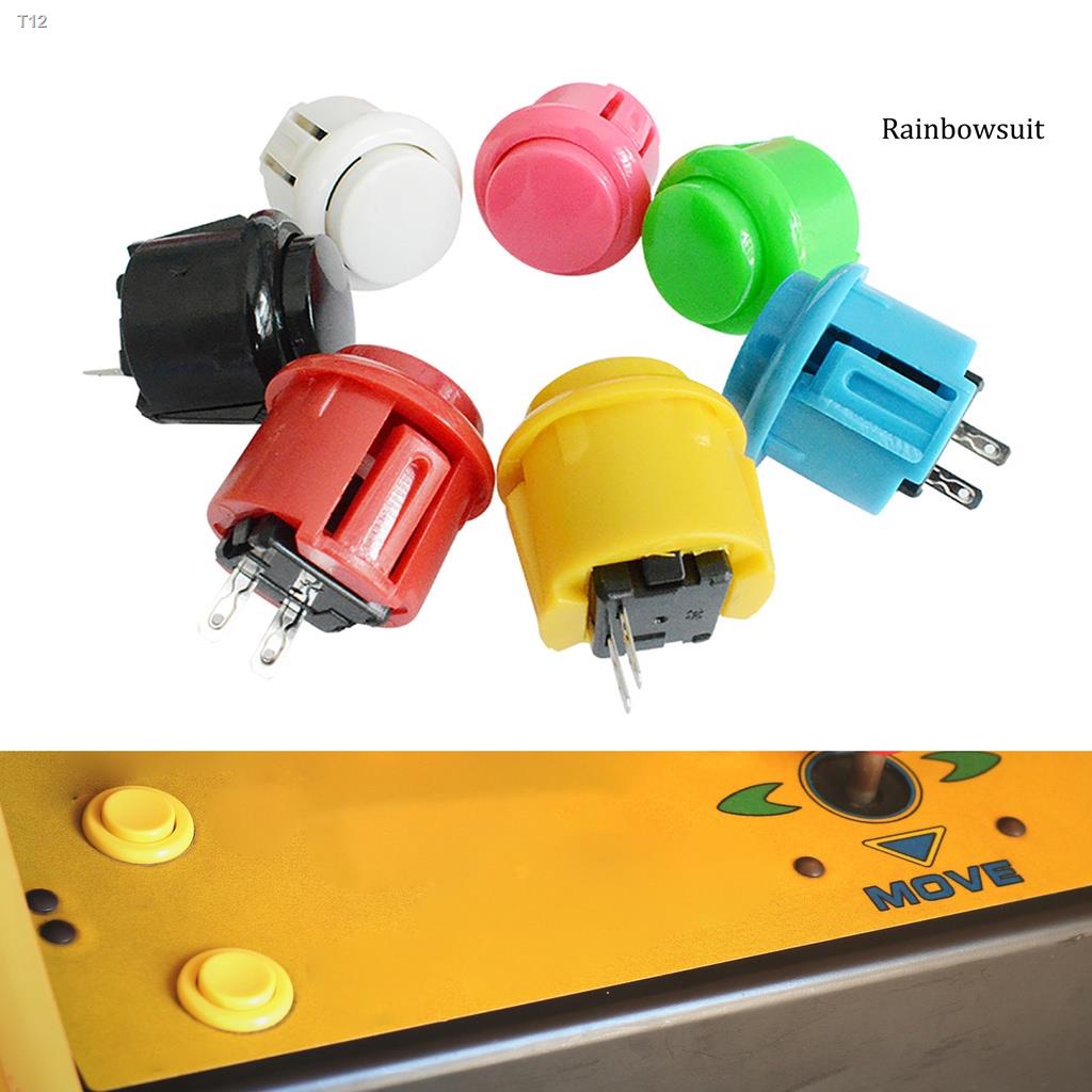 RB High Response Button Non-delayed DIY 24mm Arcade Game Push Button ...