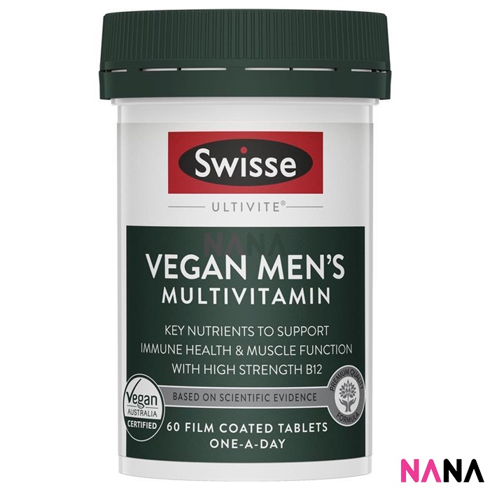 Swisse Ultivite Vegan Men's Multivitamin 60 Tablets (EXP:01 2025) | Shopee Thailand