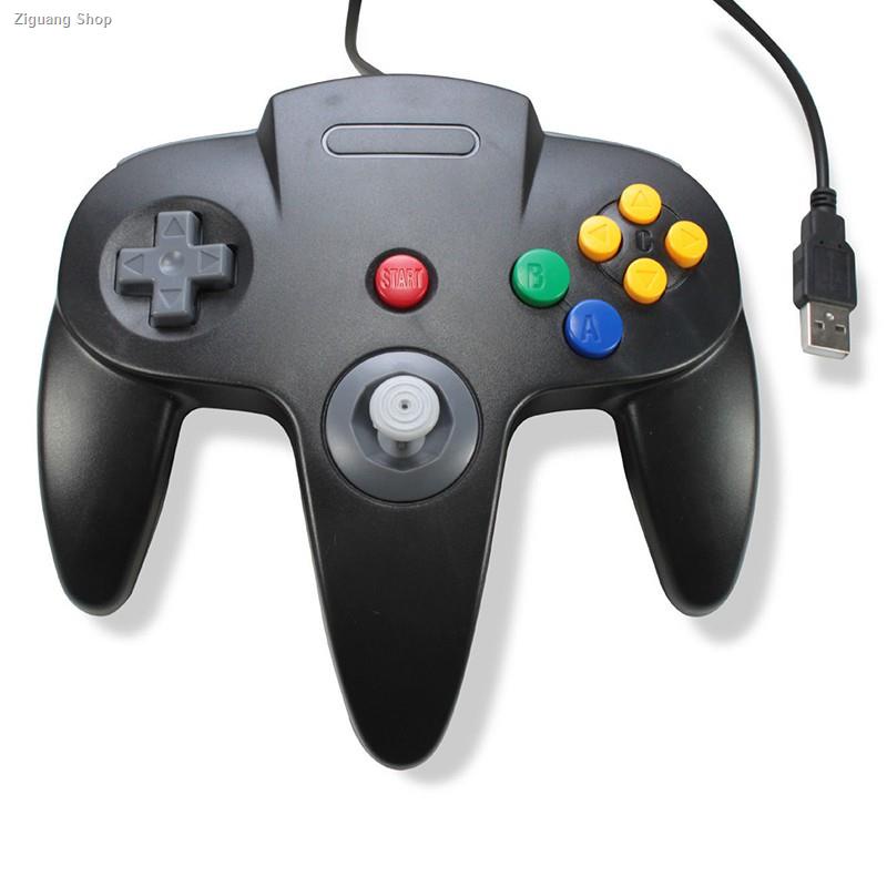 Black USB Wired Classic Nintendo 64 N64 Style Controller for PC MAC ...