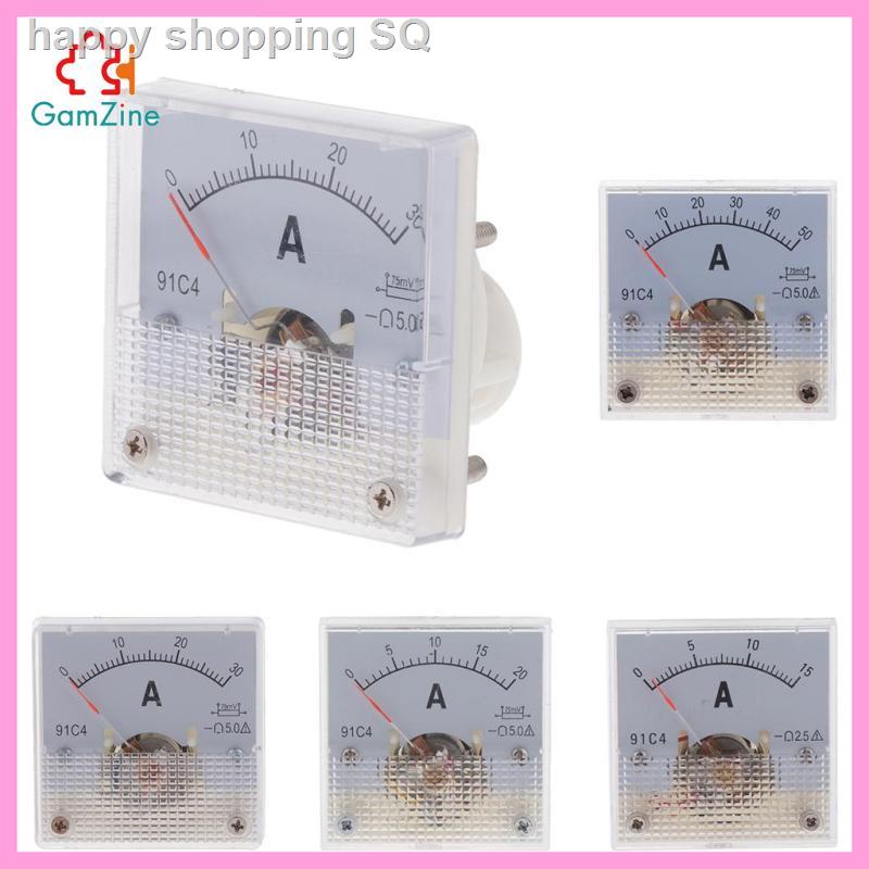 [YYDS] DC Ammeter Analog Panel Meter Amp Meter Current Panel Meter ...