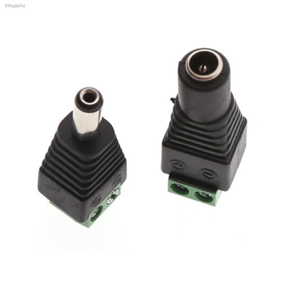 Soket Konektor Jack Male + Female 2.1x5.5mm Dc Power Male Untuk Cctv ...