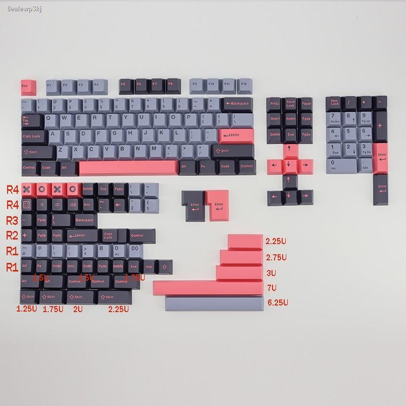 Merlin Double Shot Keycaps for ANSI ISO Layout Original Cherry profile ...