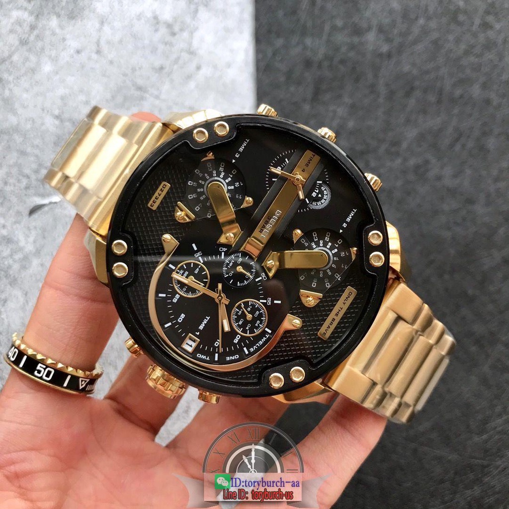Diesel DZ7333 DZ7331 MR DADDY 2.0 men's stainless steel quartz chrono ...