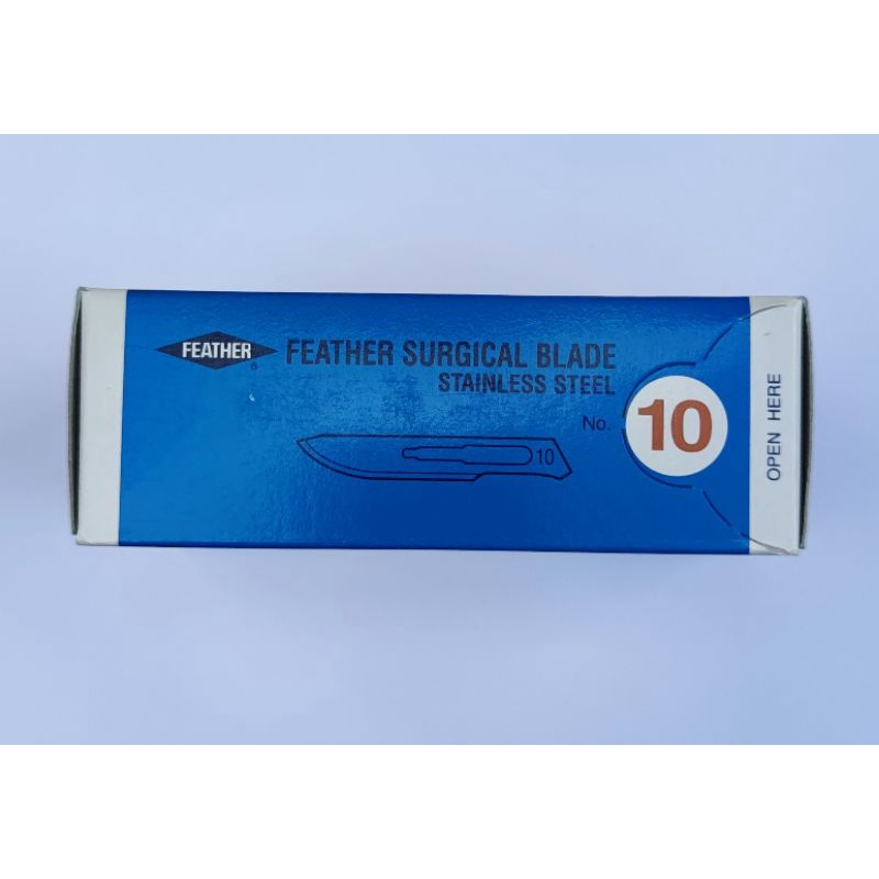 ใบมีดstainless steel feather surgical blade of japanมี5เบอร์ให้เลือก ...