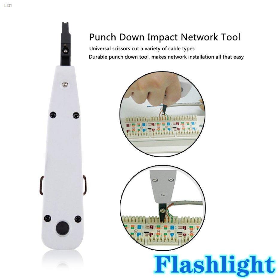 Network Tool Wire Cut Tool Telephone Puncher Phone Cable Cat5 RJ11 RJ45 ...