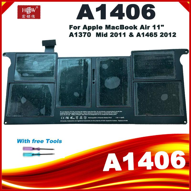 แบตเตอรี่แล็ปท็อป A1406สำหรับ Apple MacBook Air 11 "A1370 Mid 2011 ...