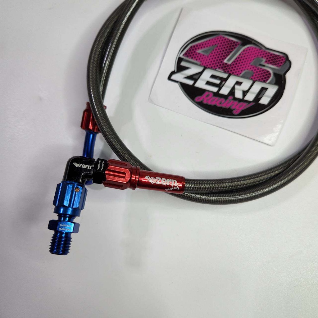 ZERN หัวฟันเฟือง90 สีแดงตัดน้ำเงิน **ตัวถูก** สายเบรค 36 นิ้ว เวฟ110i , เวฟ125 , ซุปเปอร์คัพ ...