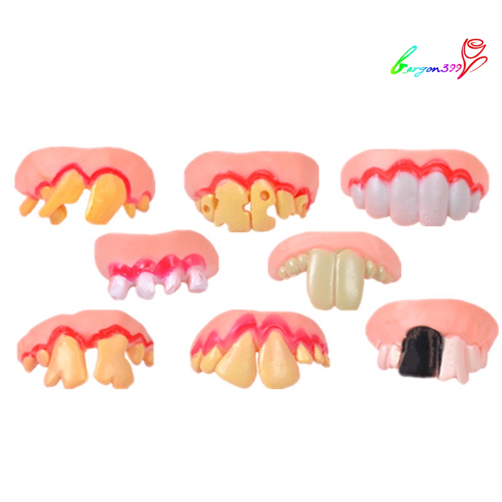 【AG】Funny Goofy Fake Vampire Denture Teeth Halloween Decor Prop Toys ...