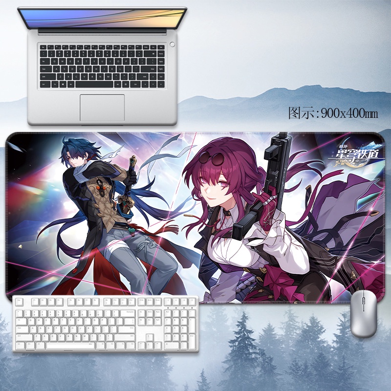 Kafka Mouse Pad Honkai: Star Rail table pad anime Silver Wolf animation ...