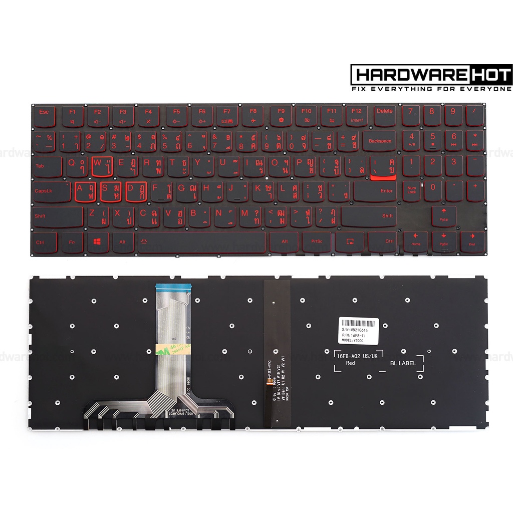 KEYBOARD LENOVO LEGION Y7000 TH-EN (KEYBOARD LENOVO) | Shopee Thailand