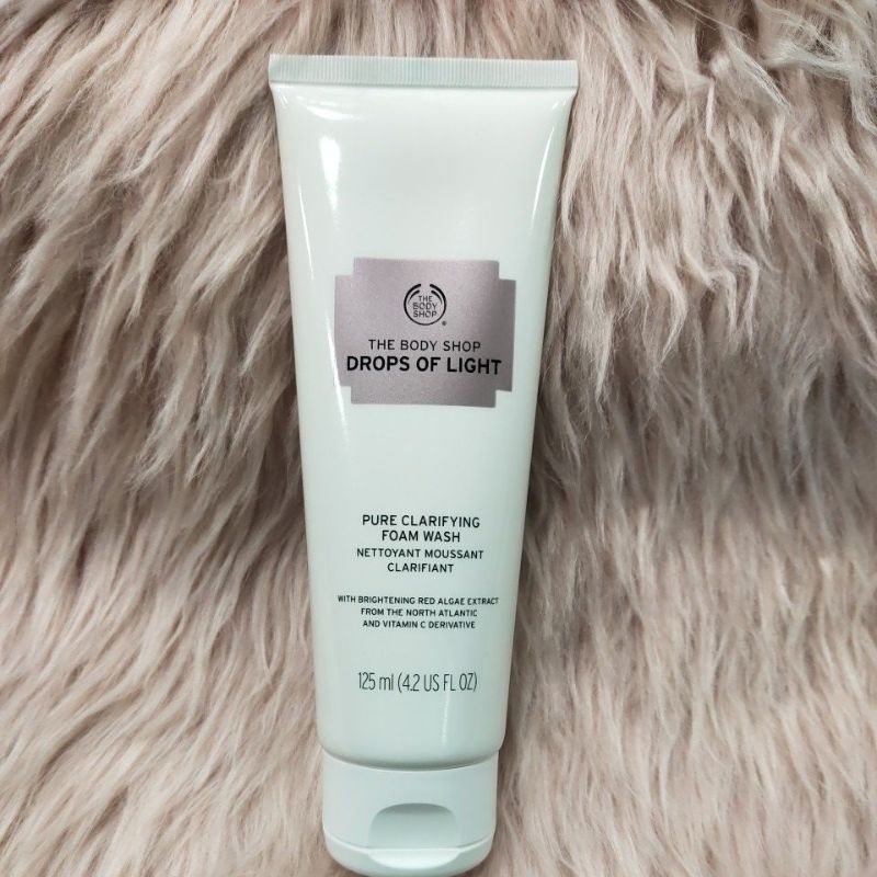 THE BODY SHOP DROP OF LIGHT PURE CLARIFYING FOAM WASH 125ML | Shopee ...