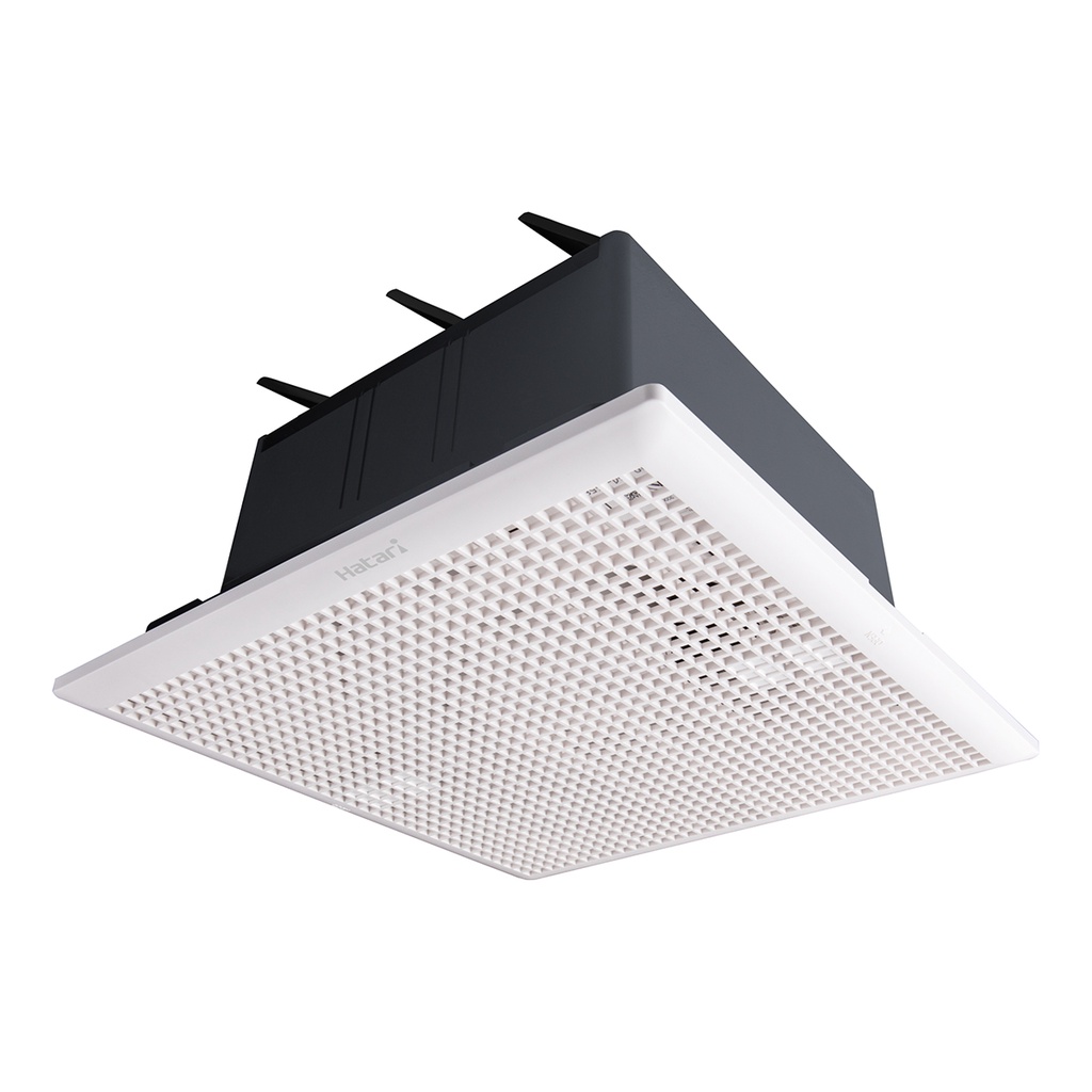 พัดลมระบายอากาศแบบฝังฝ้าเพดาน (ไม่ต่อท่อ) HATARI รุ่น VC20M1(S) ขนาด 8 ...