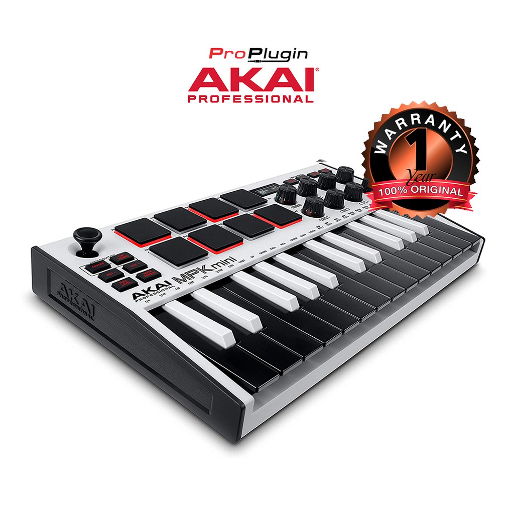AKAI MPK MiniMk3 - 25 Key MIDI Keyboard Controller รองรับ Mac,Windows (ProPlugin) | Shopee Thailand