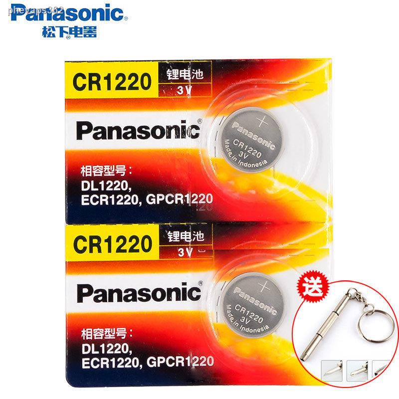 Panasonic CR1220 Casio 5081 นาฬิกาแบตเตอรี่ 5146GA-100 110120 สีดำทอง ...
