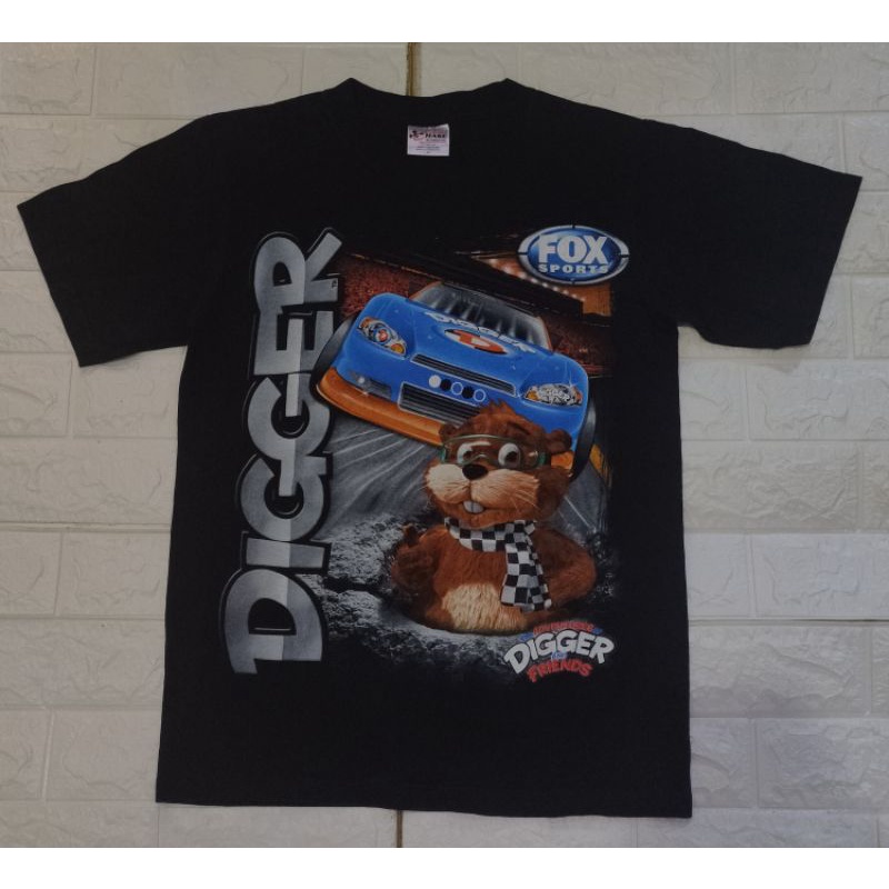 เสื้อยืด NASCAR Digger and friends x fox sports วินเทจปี 2011 | Shopee ...