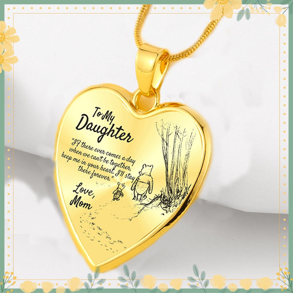 [YZY1] สร้อยคอ จี้หมีพูห์ ของขวัญวันเกิด สําหรับผู้หญิง | Shopee Thailand