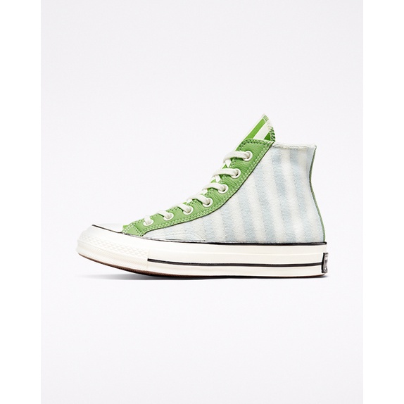 Converse รองเท้าผ้าใบ รุ่น Chuck 70 Striped Terry Cloth Hi Cream/Green ...