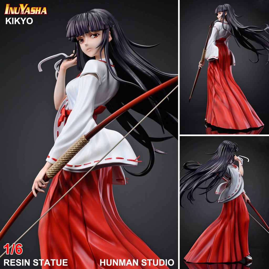 งานแท้ งานปั้น HunMan Studio Inuyasha อินุยาฉะ เทพอสูรจิ้งจอกเงิน Kikyo Miko คิเคียว 1/6 มิโกะ ...