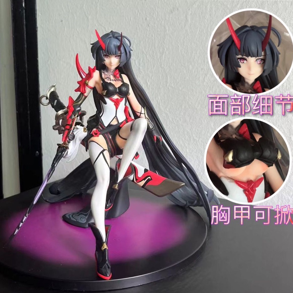 ☂☁ ยุบ 3 คนบาป Elegy Raiden Bud General Thunder Herrscher Spot โมเดลทำมืออะนิเมะเกมสองมิติ ...