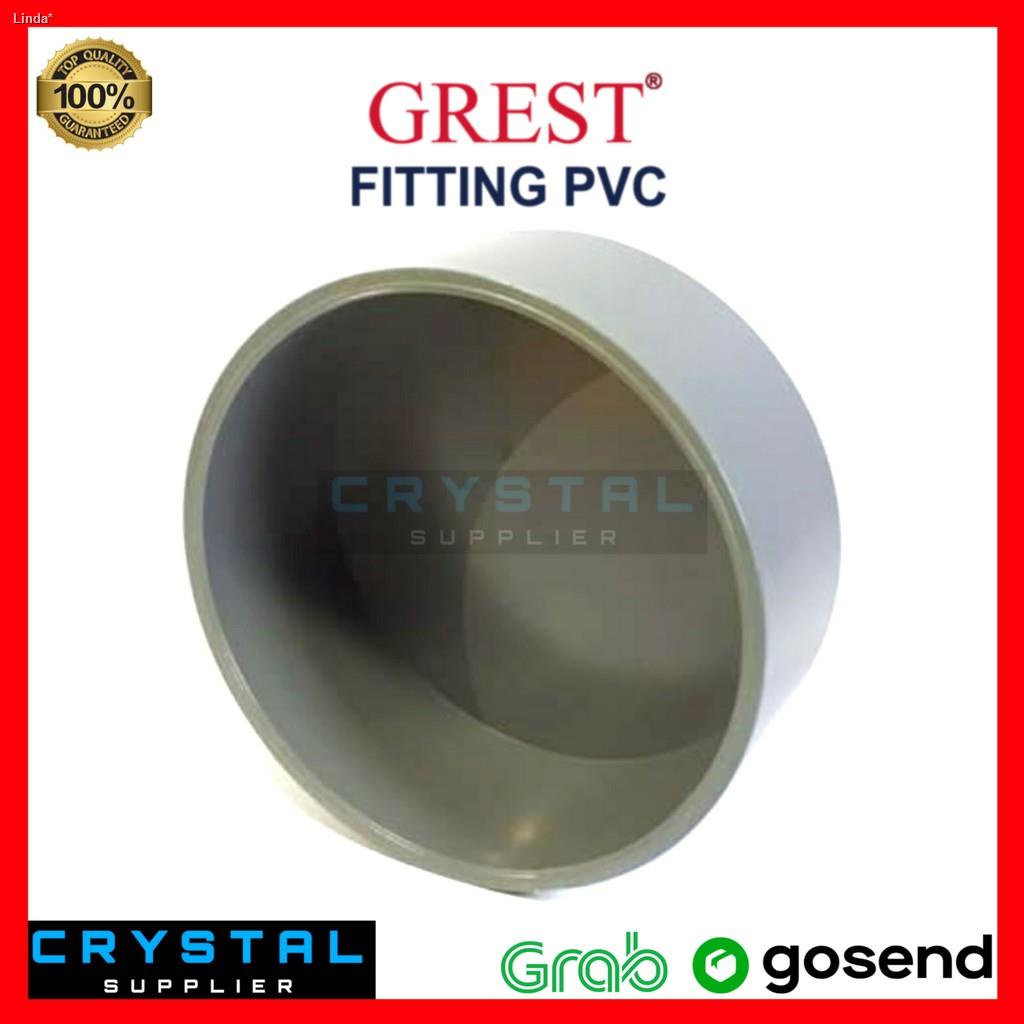 Hubcap Cap GREST 4" inch PVC/Pipe Cap | Shopee Thailand