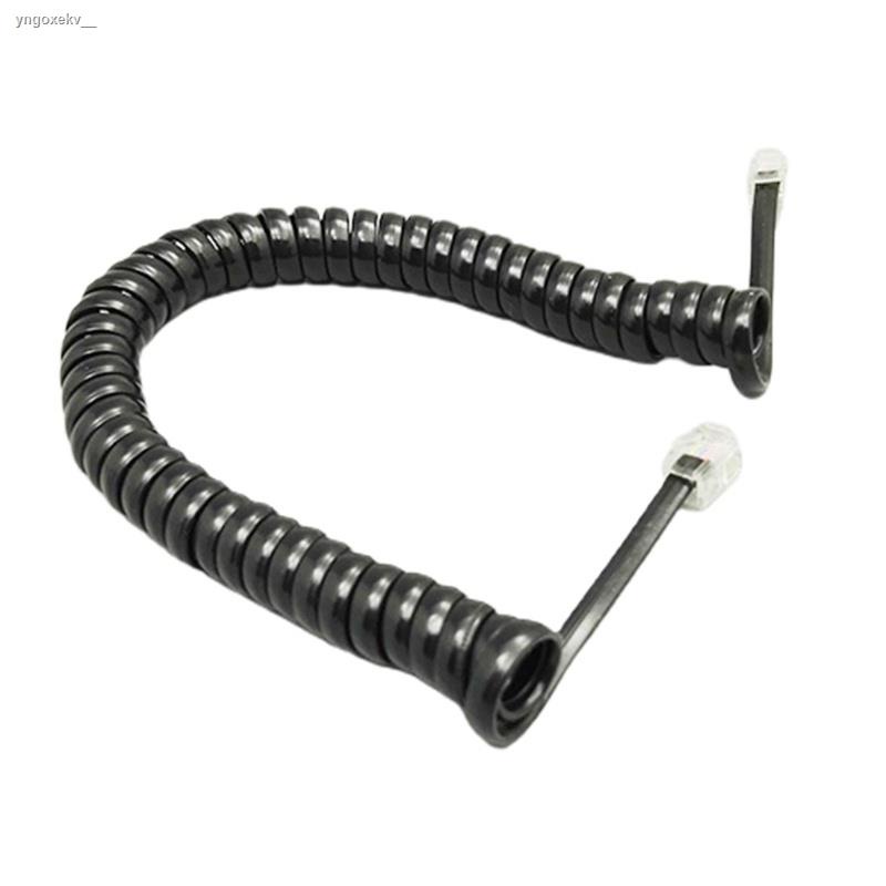 IOR Coiled Telephone Cord Telephone Cord 6FT 4P4C Landline Phone ...