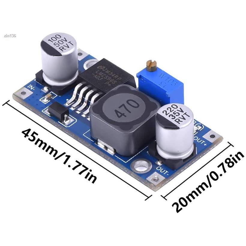 LAFVIN LM2596 DC-DC Step-down Module Power Supply Module 3A Adjustable ...