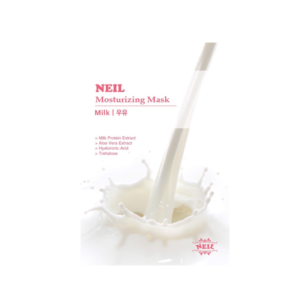 NEIL - Moisturizing Mask Milk 22 g. (1 Sheet) | Shopee Thailand