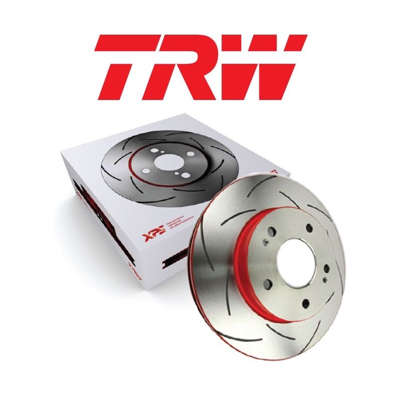 TRW XPS จานเบรคแต่ง เซาะร่อง disc brake ดิสเบรค แท้ Toyota Revo ...