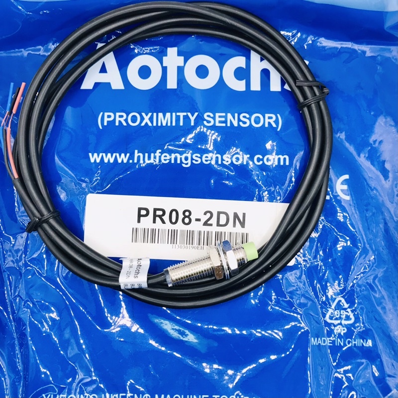 Sensor PR08-2DN Sensor PRoximity Sensor หัวนูน 3สาย NPN NO เกลียว 8mm ...