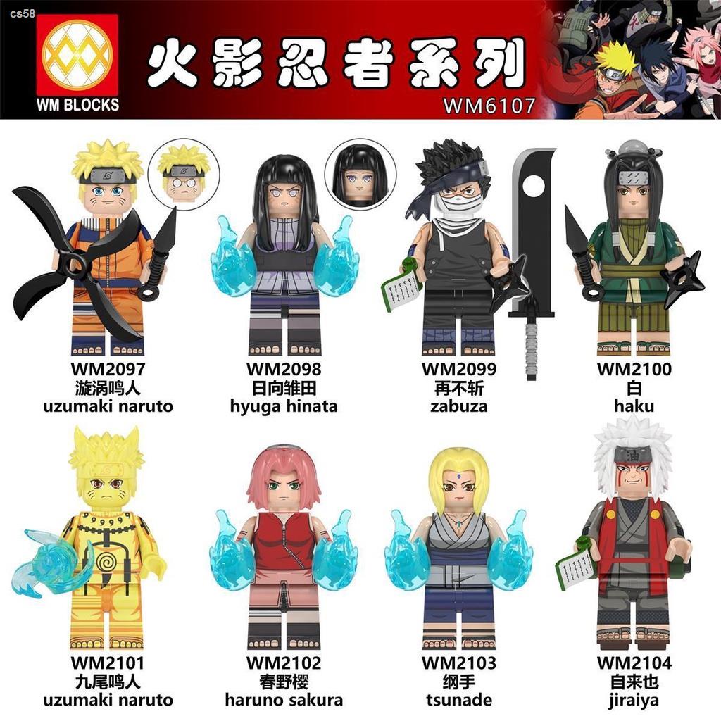 3D Lego Naruto Series Kakashi Orochimaru Naruto mini doll building ...