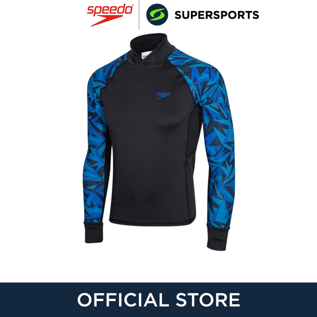 SPEEDO Deluxe Long Sleeves Breathable เสื้อรัชการ์ดผู้ชาย | Shopee Thailand