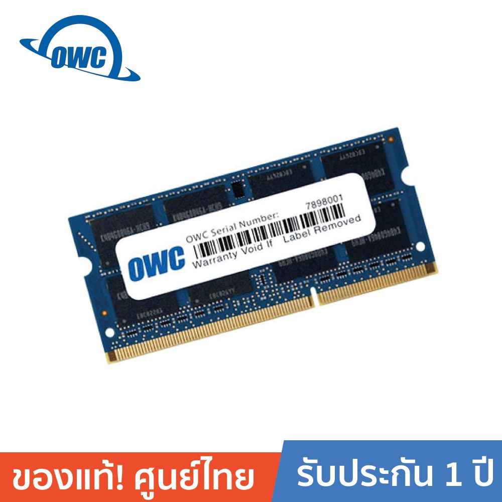 OWC Memory MAC RAMแรมสำหรับNotebook MAC Apple 8GB 1600Mhz DDR3L SO-DIMM ...