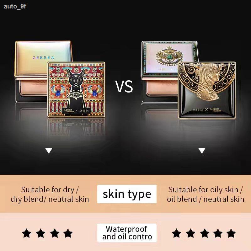 ZEESEA Oil-control Compact Powder แป้งอัดแข็ง British Museum คอนซีลเลอร ...
