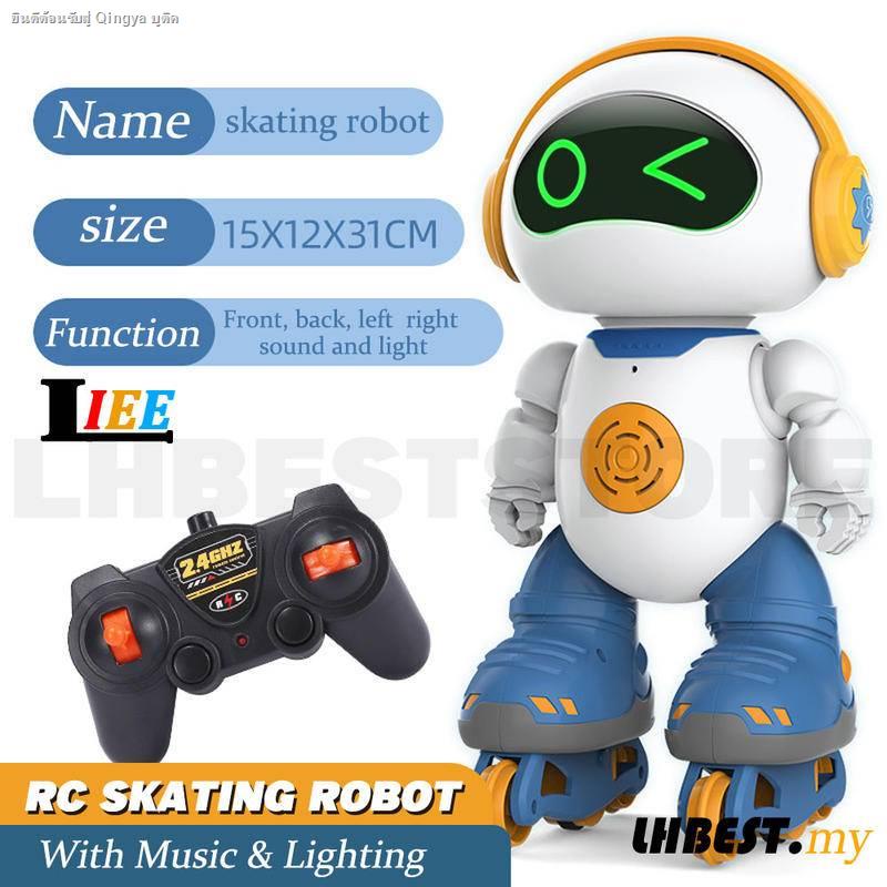 Smart RC Roller Skating Robot Remote Control Interactive Robot Kids Toy ...