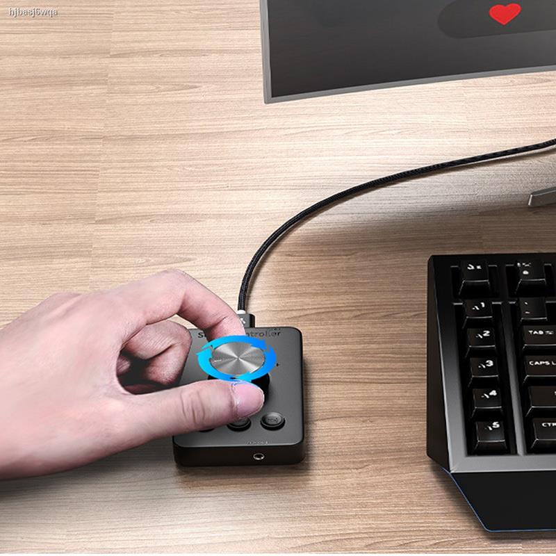 USB External Volume Control Adjust Knob Bluetooth 5.1 with Play Pause ...