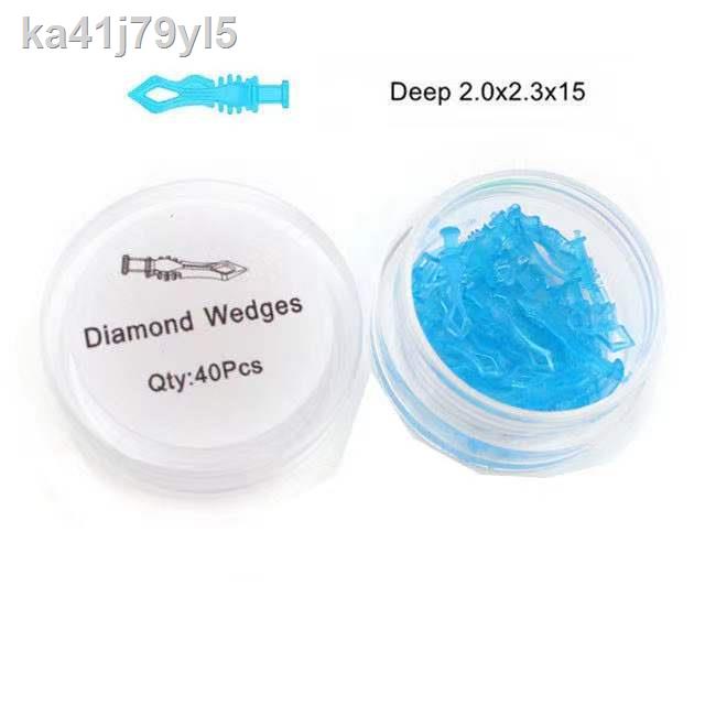 40/210 Pcs Dental Disposable Plastic Wedges Autoclavable Dentistry ...