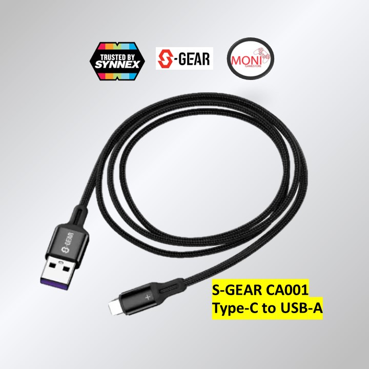 [ประกันศูนย์ 2 ปี] S-GEAR CABLE CA002 Aluminum Nylon Braided Zn Alloy ...