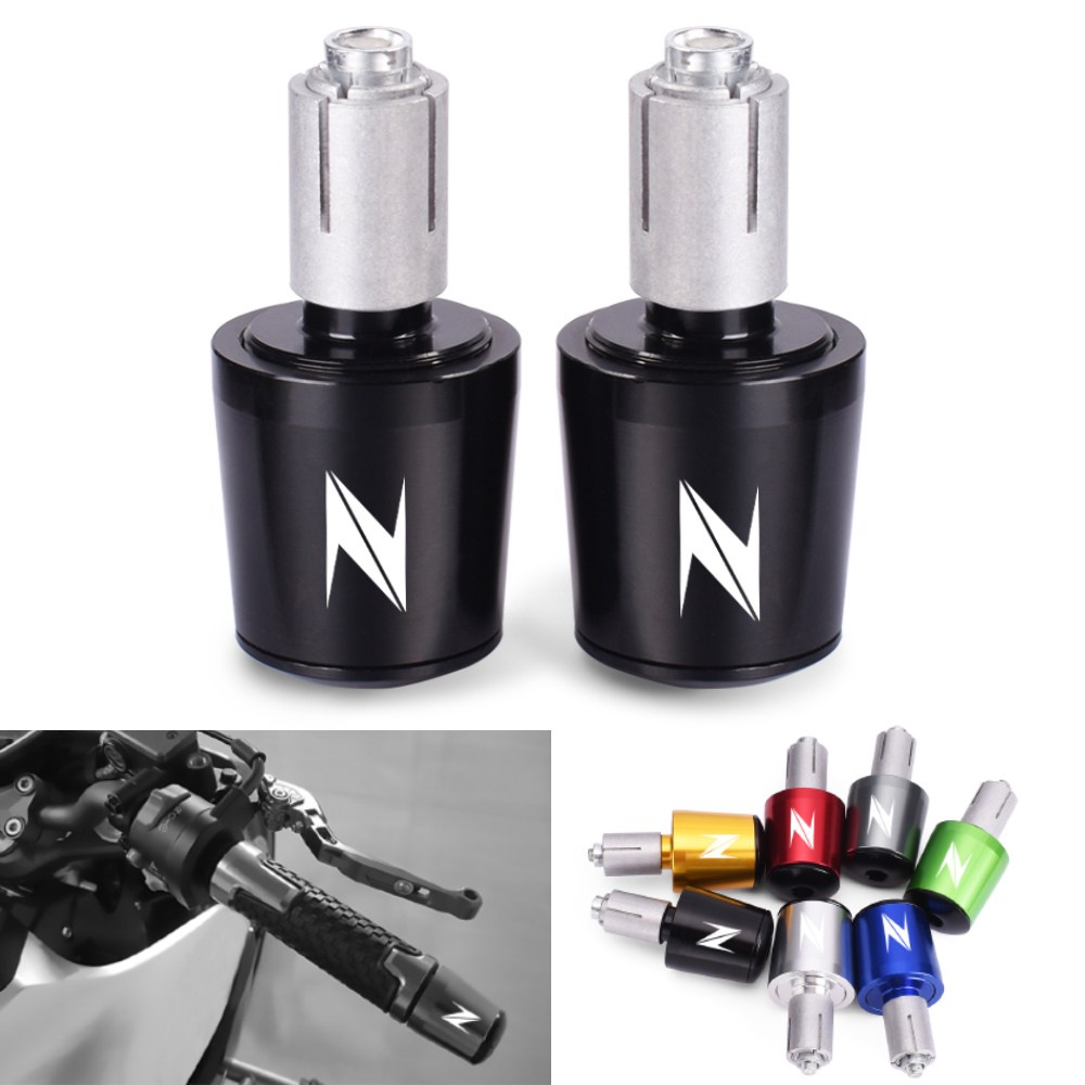 รถจักรยานยนต์ Grip Handle Bar Ends Handle Bar Grips Cap Anti Vibration ...