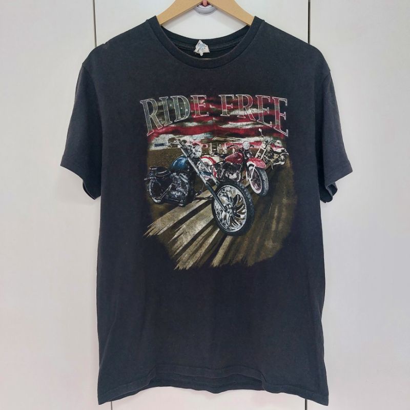 เสื้อยืด delta RIDE FREE motorcycle size M (LV1) | Shopee Thailand