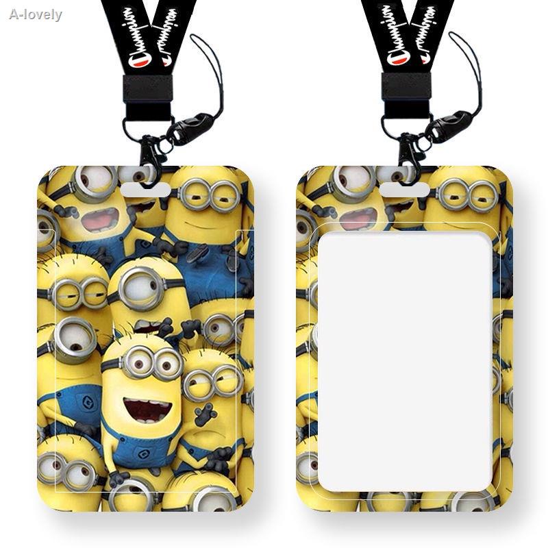 Minions Minion ID Card Holder Lanyard School Id Subway Bus Card Student ...