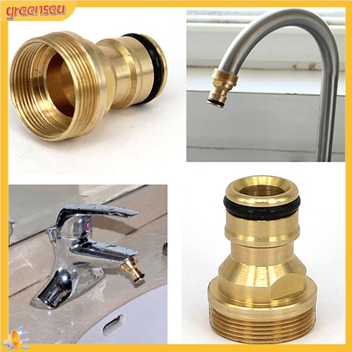 (greensea) Threaded Faucet Connection Adaptor Garden Water Hose Pipe ...