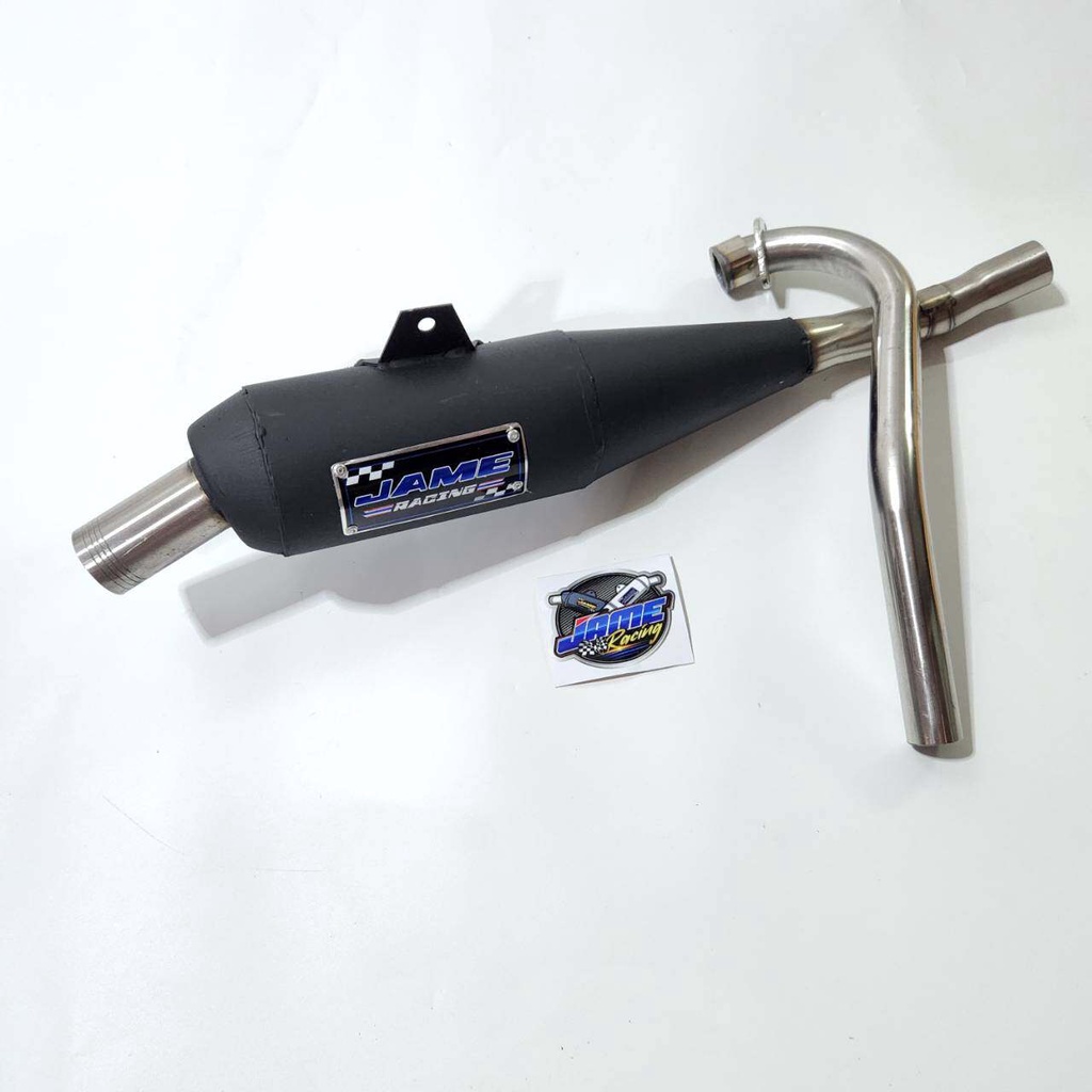 ท่อเจม สีดำ ทรงเชง ใช้ในสนามแข่งเท่านั้น คอ28 มิล เวฟ100S UBOX ...