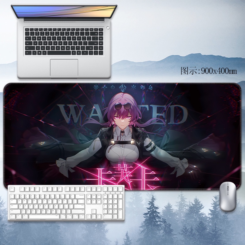 Kafka Mouse Pad Honkai: Star Rail table pad anime Silver Wolf animation ...
