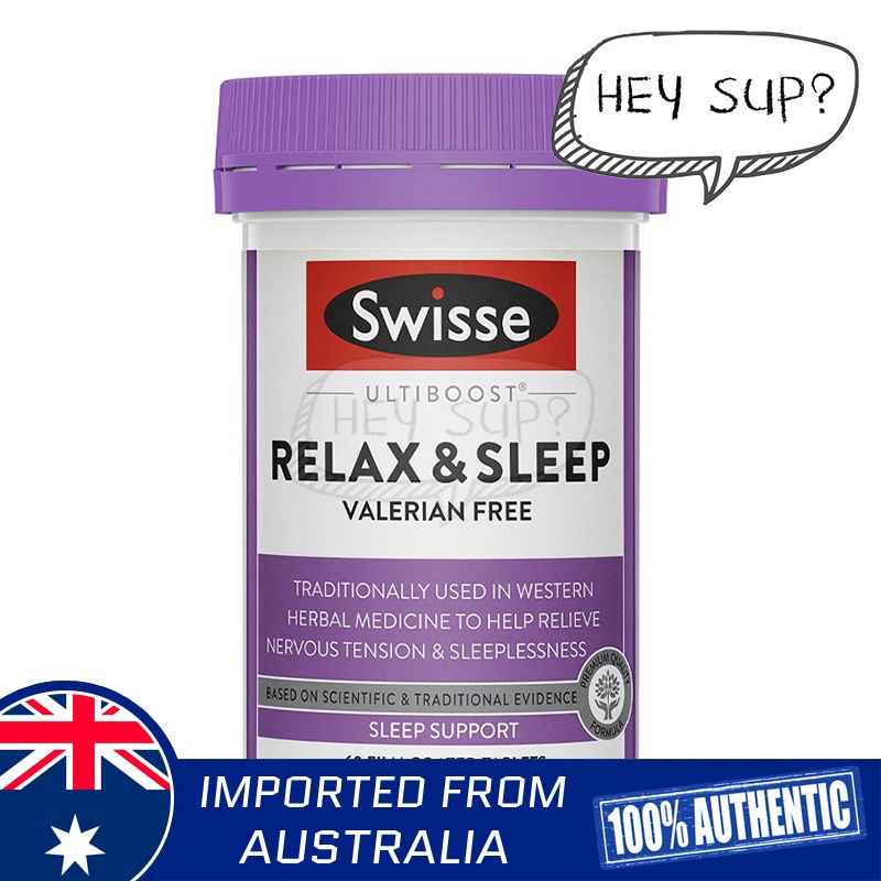 Swisse Ultiboost Relax & Sleep 60 Tablets | Shopee Thailand