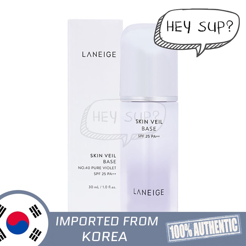Laneige Skin Veil Base EX SPF 22 PA++ No.40 Light Purple / Pure Violet ...