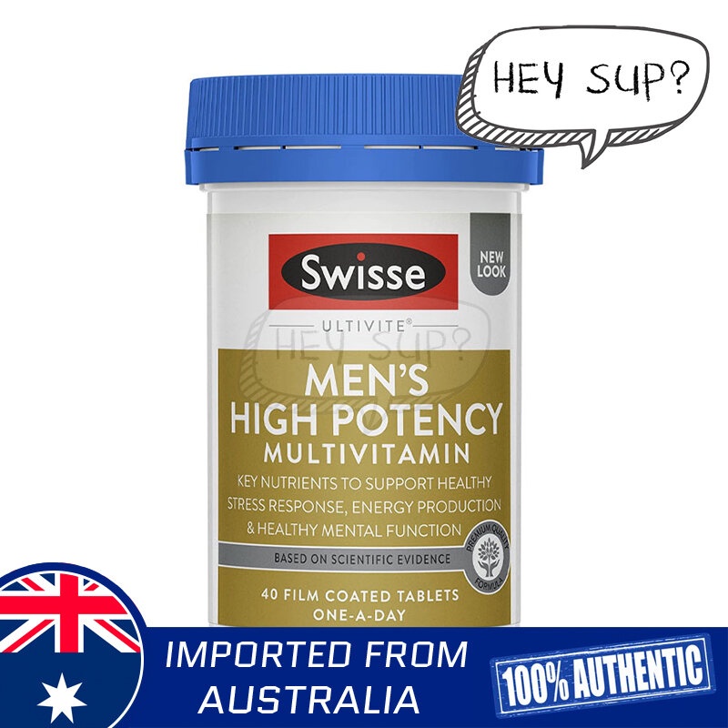 Swisse Men's High Potency Multivitamin 40 Tablets | Shopee Thailand