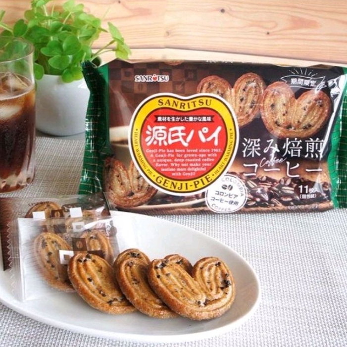 พายรูปหัวใจ Sanritsu Genji-Pie รสกาแฟคั่วหอมกรุ่น | Shopee Thailand